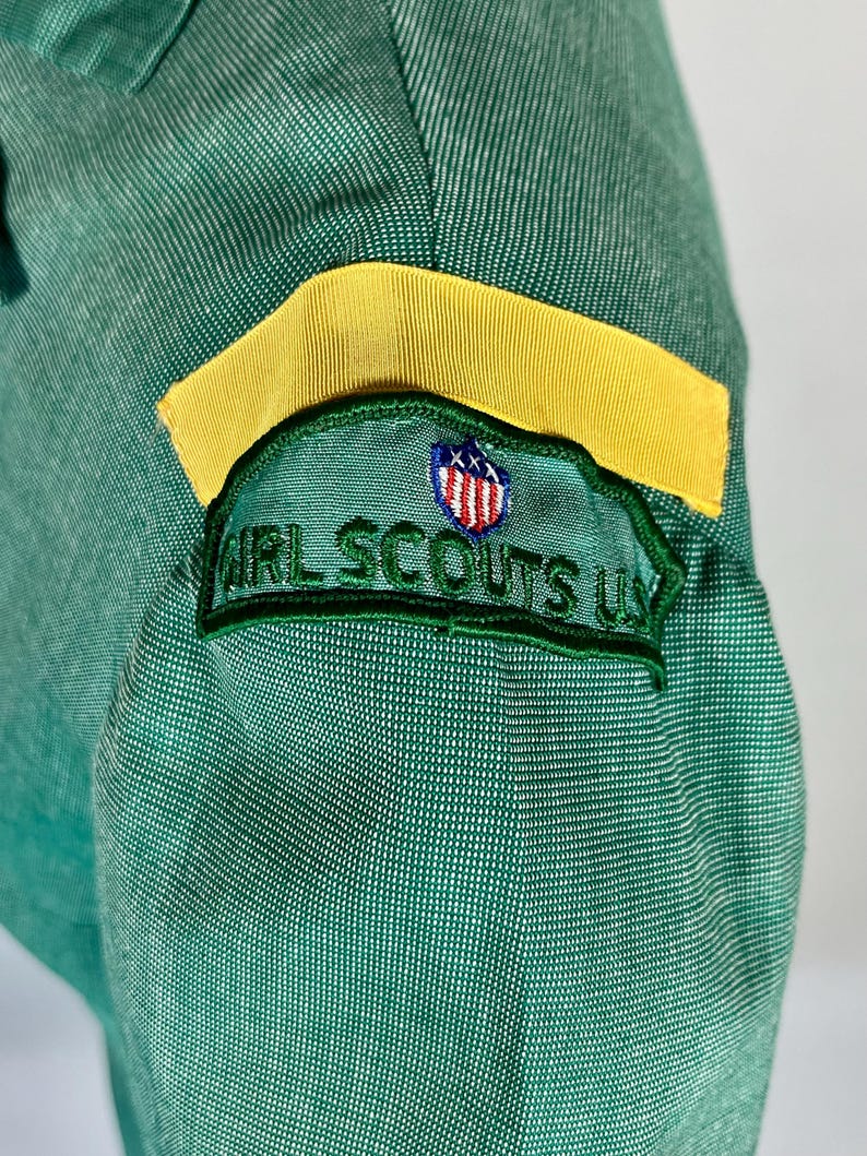 1950’s Vintage Girl Scouts of America Leader Cotton 2-piece Shirt and ...