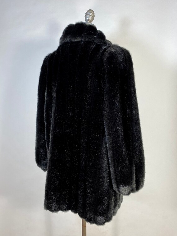 Vintage 1980’s lux faux mink fur coat by Jordache - Gem