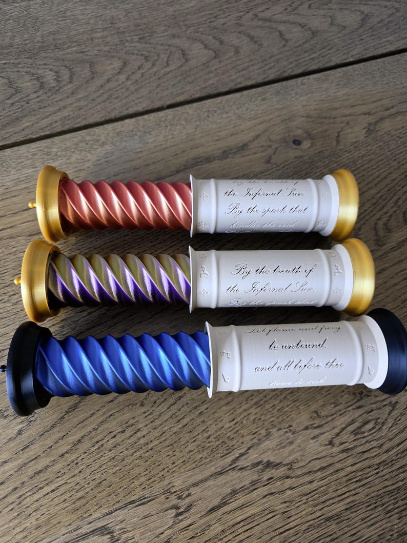Spell Scroll Dice Box | Magnetic Helical Dice Storage | Dnd Prop Gift ...