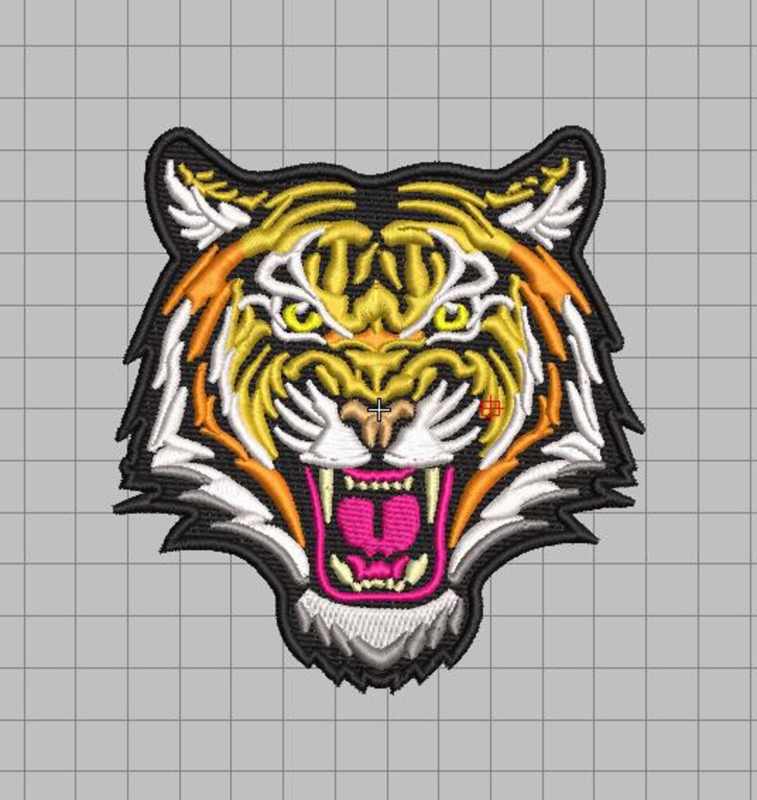 Tiger in Embroidery Machine Files - Etsy