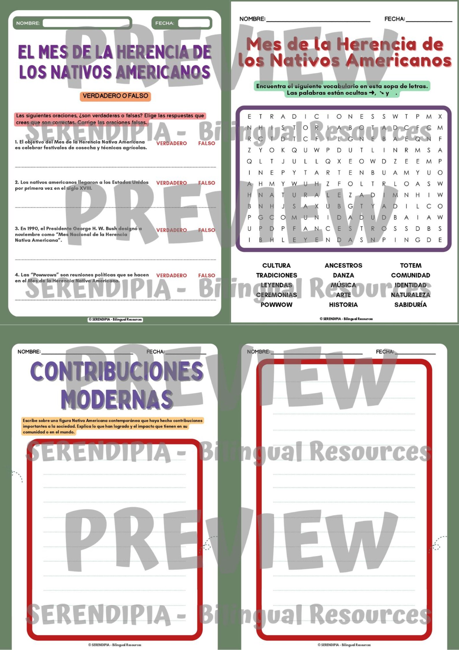 Mes Herencia Nativa Americana + Líderes | LECTURA & ESCRITURA | Native ...