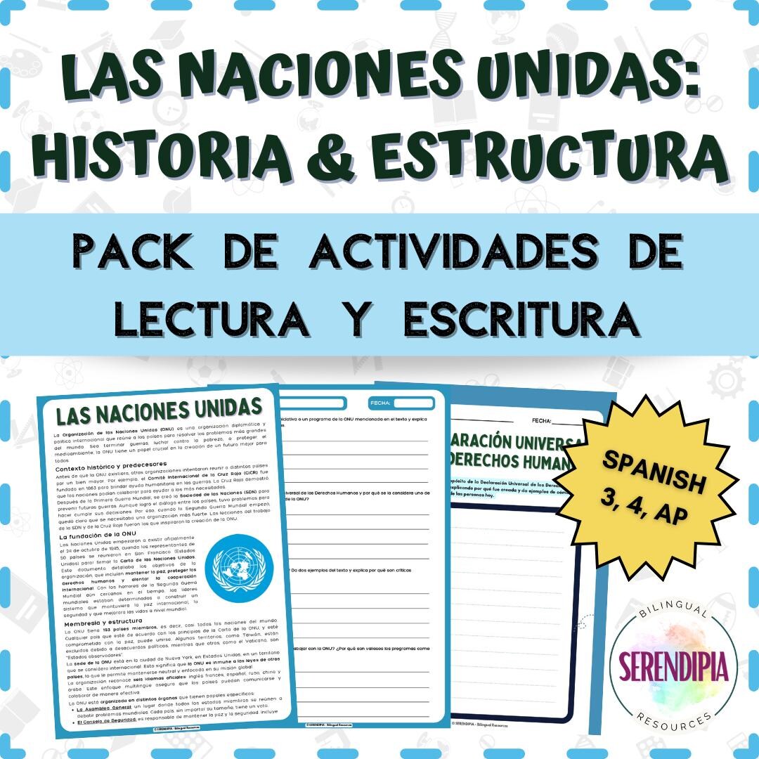 Las Naciones Unidas Historia LECTURA | Naciones Unidas Actividades ...
