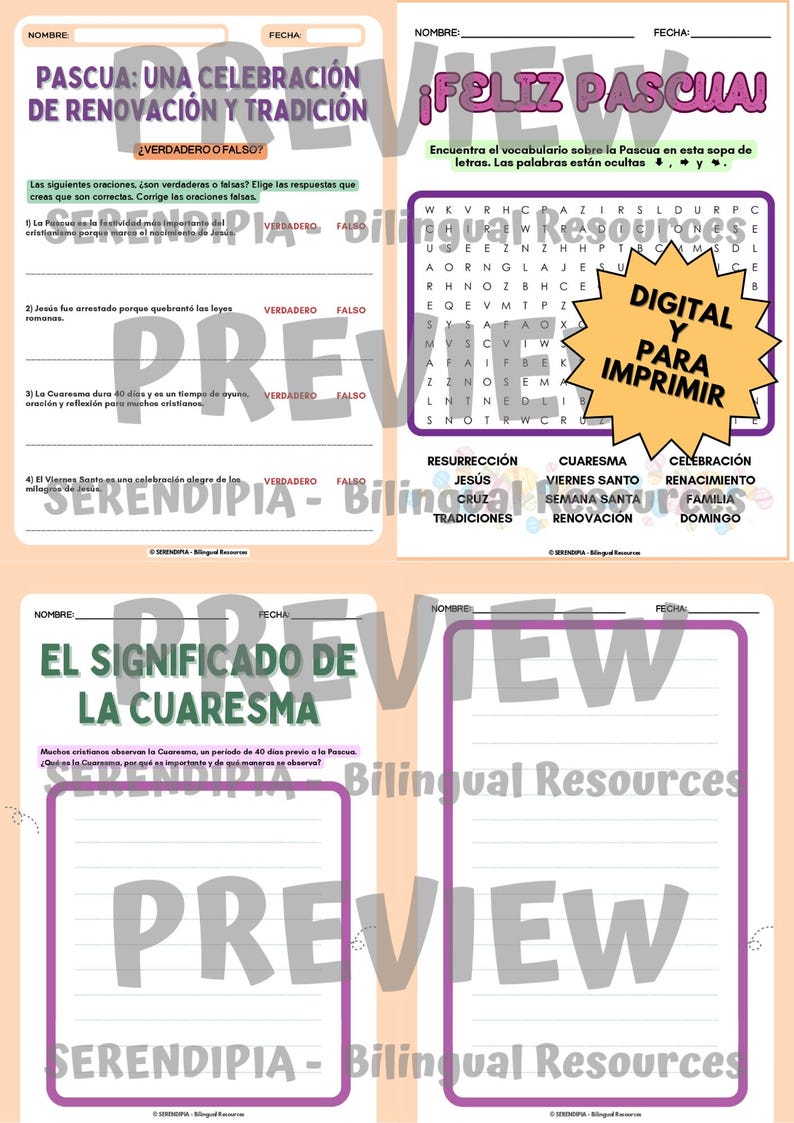 Pascua: Historia, Tradiciones Y Símbolos | ACTIVIDADES LECTURA ...