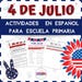 El 4 De Julio | ACTIVIDADES LECTURA, ESCRITURA, Sopa De Letras ...