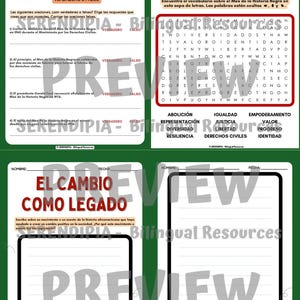 Mes De La Historia Afroamericana | LECTURA & ESCRITURA ACTIVIDADES ...