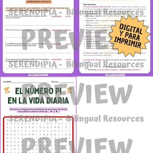 El Número Pi En La Vida Diaria | Actividades LECTURA COMPRENSIV ...