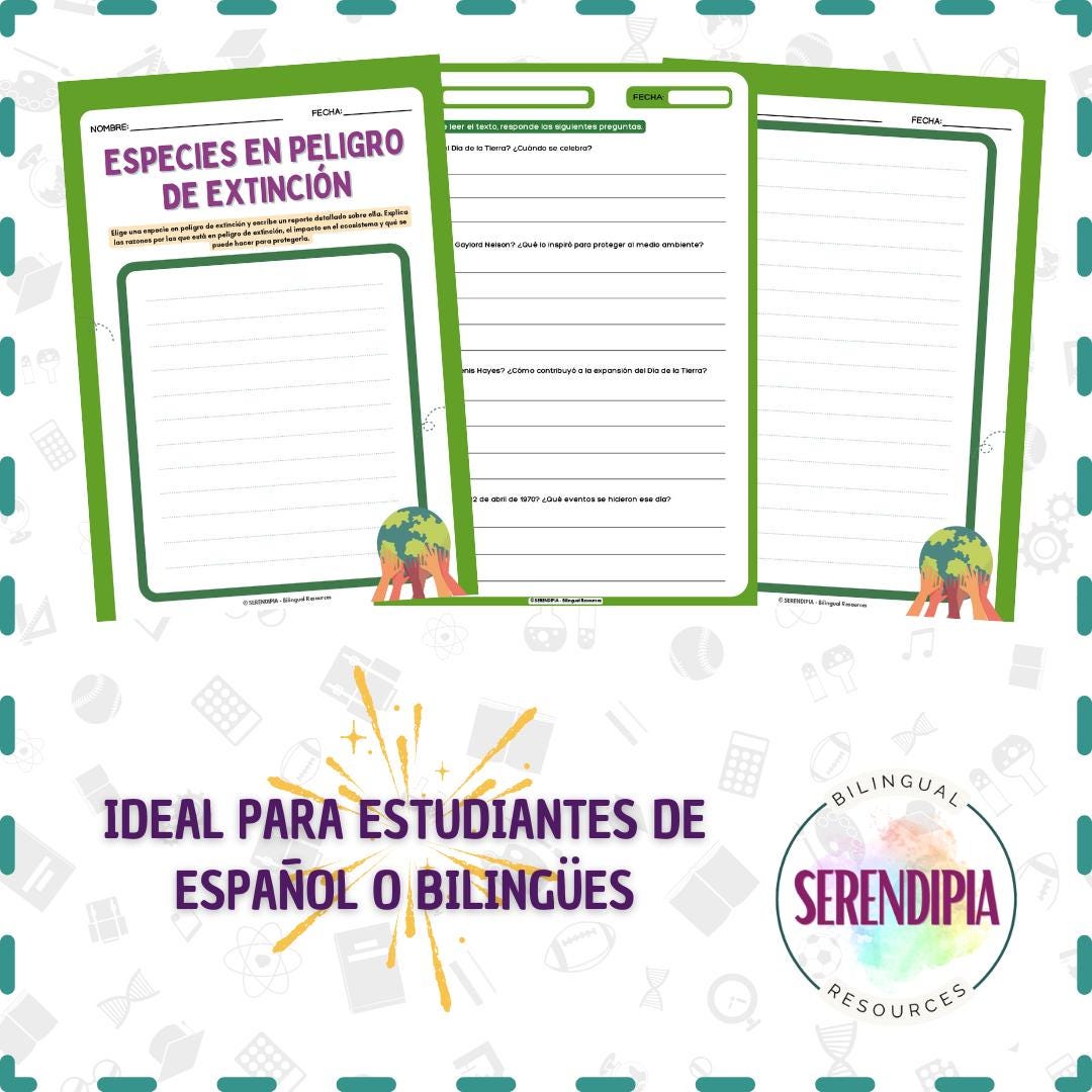 Historia Del Día De La Tierra | ACTIVIDADES LECTURA & ESCRITURA | Earth ...