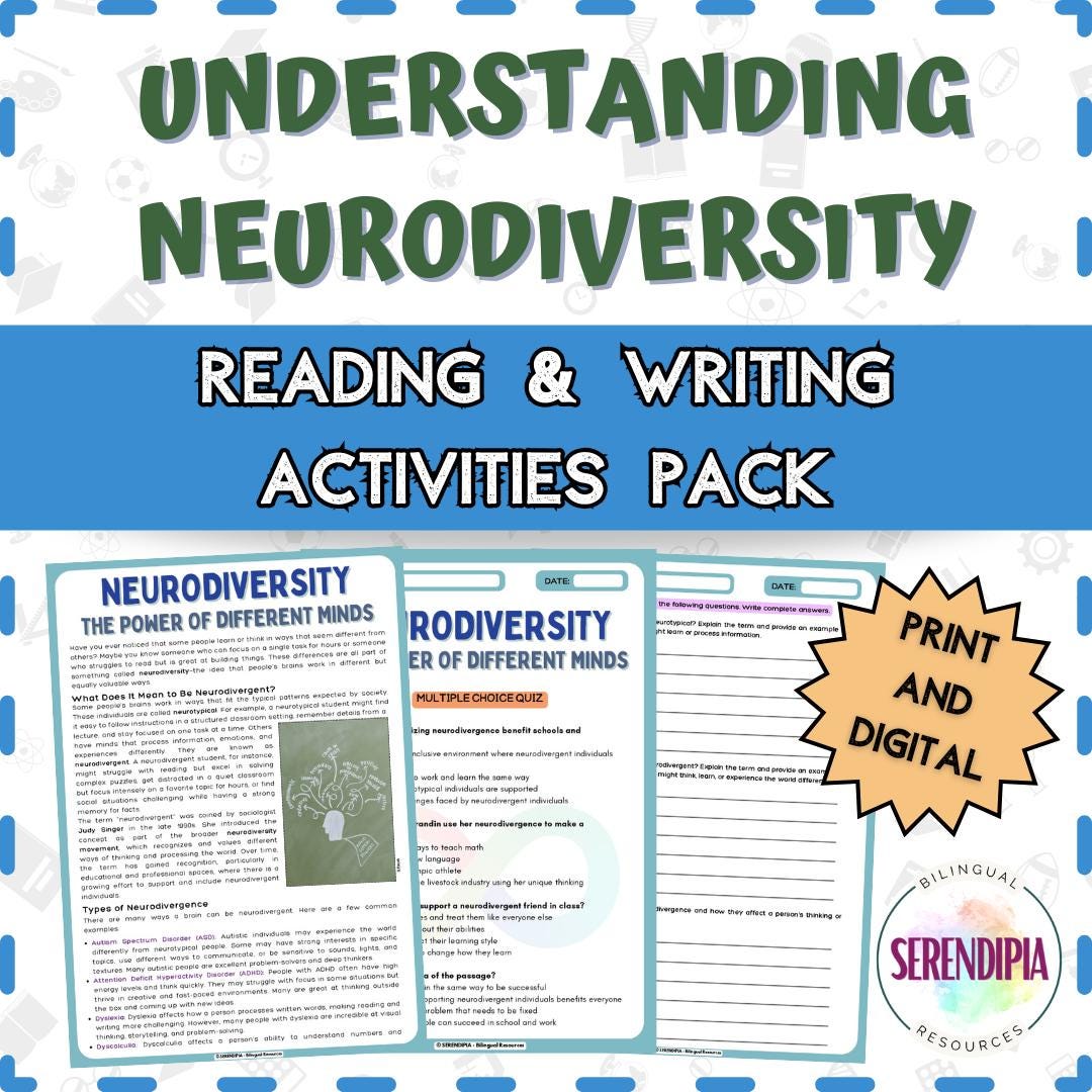 Neurodiversity & Types of Neurodivergence | READING and WRITING ...