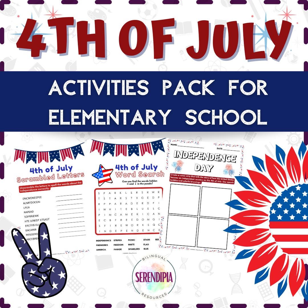 4th of July Patriotic Reading Comprehension Activities Grades 2, 3, 4 ...