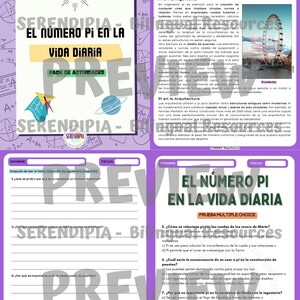 El Número Pi En La Vida Diaria | Actividades LECTURA COMPRENSIV ...