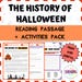 The History of Halloween | READING and WRITING WORKSHEETS | Halloween ...