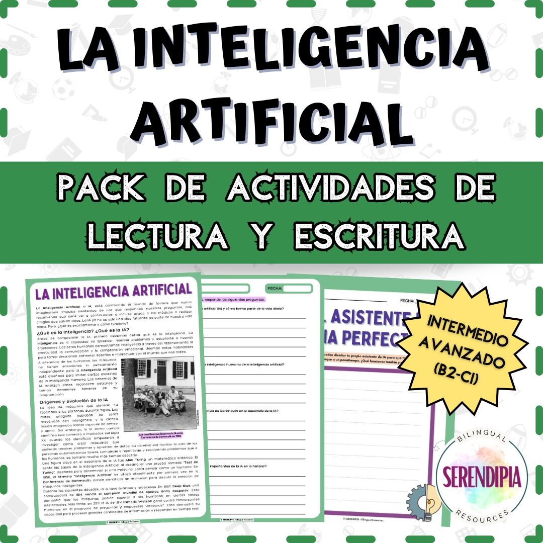 La Inteligencia Artificial | Actividades LECTURA & ESCRITURA | AI ...
