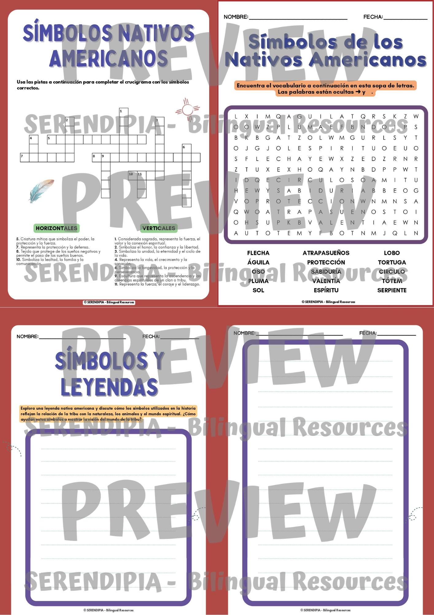 Símbolos Nativos Americanos | LECTURA Y ESCRITURA | Native Americans ...