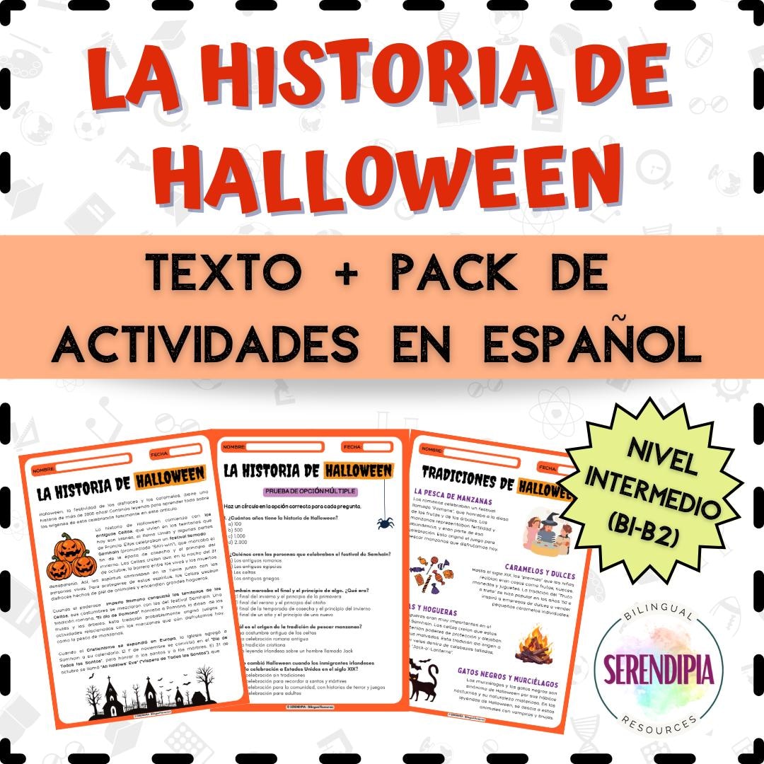 La Historia De Halloween | Actividades LECTURA & ESCRITURA | Halloween ...