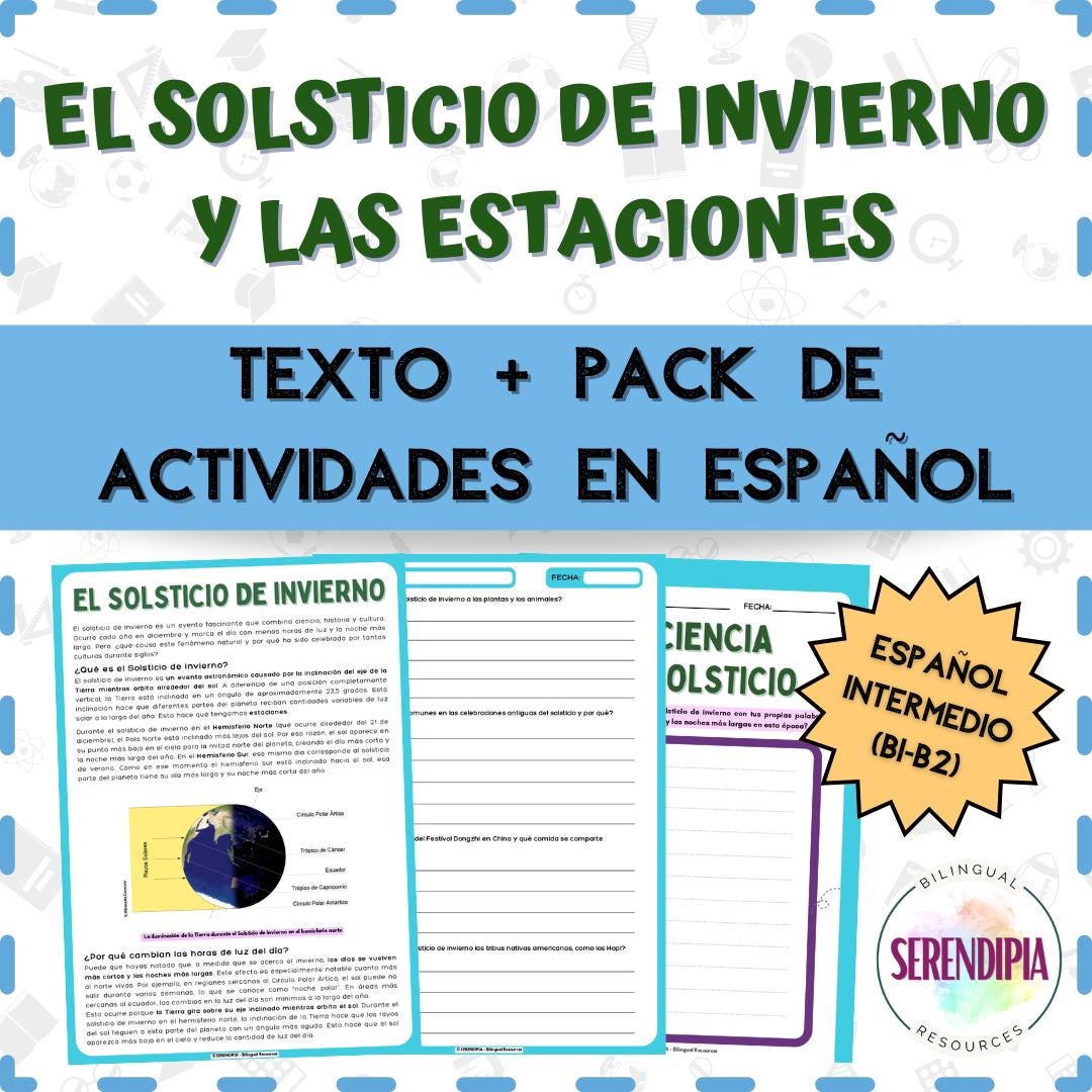 El Solsticio De Invierno | LECTURA & ESCRITURA | Winter Solstice ...