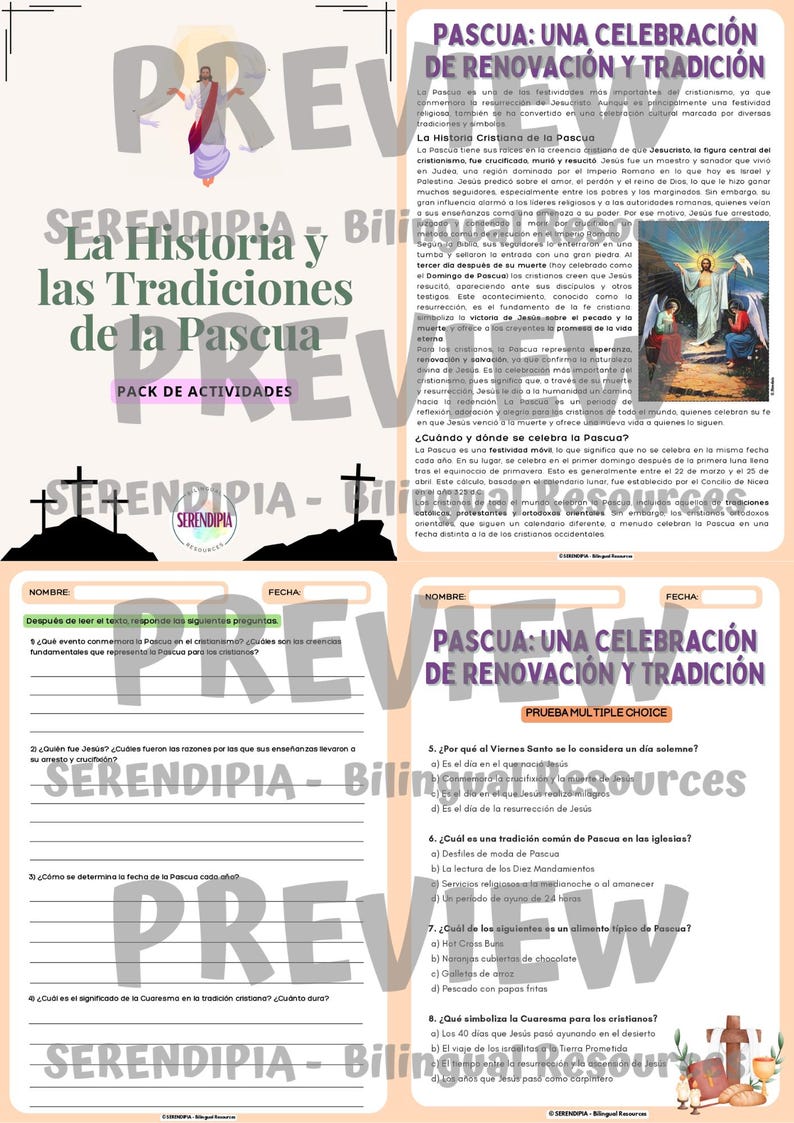 Pascua: Historia, Tradiciones Y Símbolos | ACTIVIDADES LECTURA ...