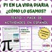 El Número Pi En La Vida Diaria | Actividades LECTURA COMPRENSIV ...