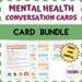 Mental Health Conversation Cards BUNDLE || SEL Discussion, Scenarios & Goal-setting | Mental ...