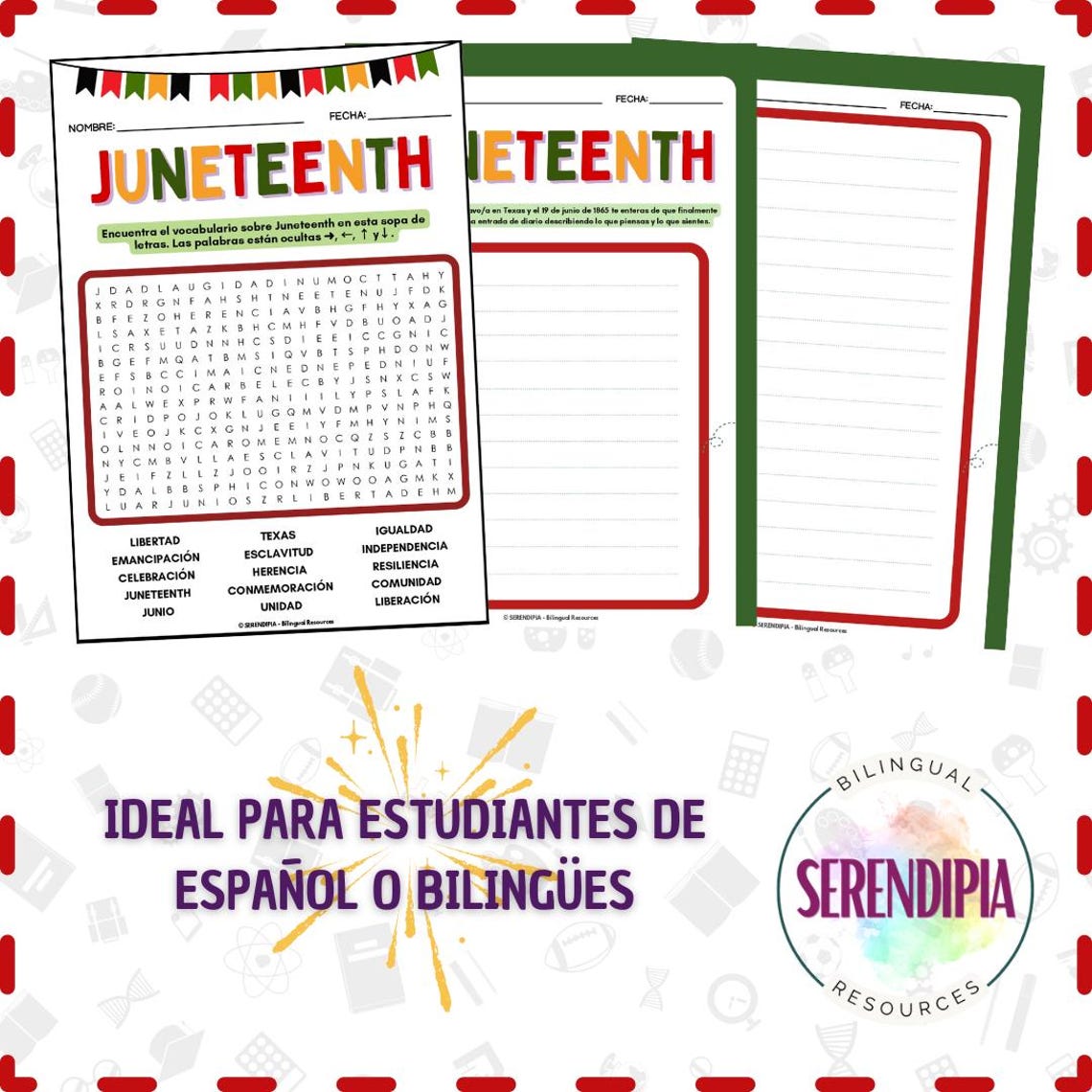 La Historia De Juneteenth | ACTIVIDADES LECTURA Comprensiva & ESCRITURA ...