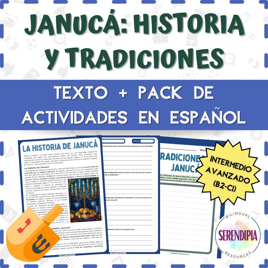 Janucá: Historia Y Tradiciones | ACTIVIDADES LECTURA & ESCRITURA ...