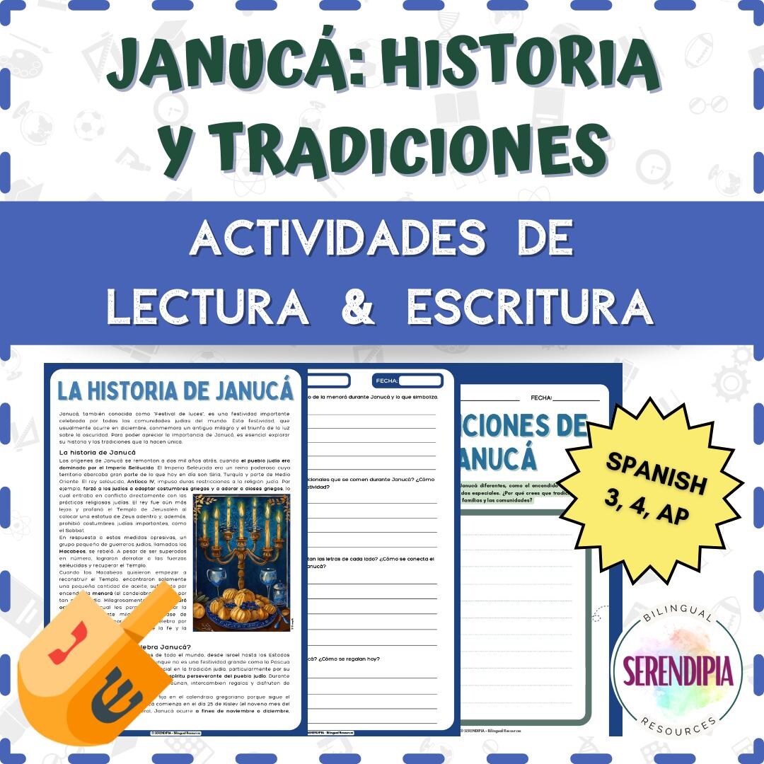 Janucá Historia Tradiciones | ACTIVIDADES LECTURA COMPRENSIVA ...