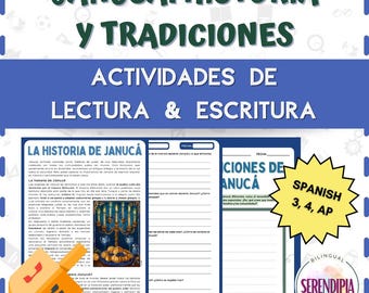 Janucá Historia Tradiciones | ACTIVIDADES LECTURA COMPRENSIVA ...