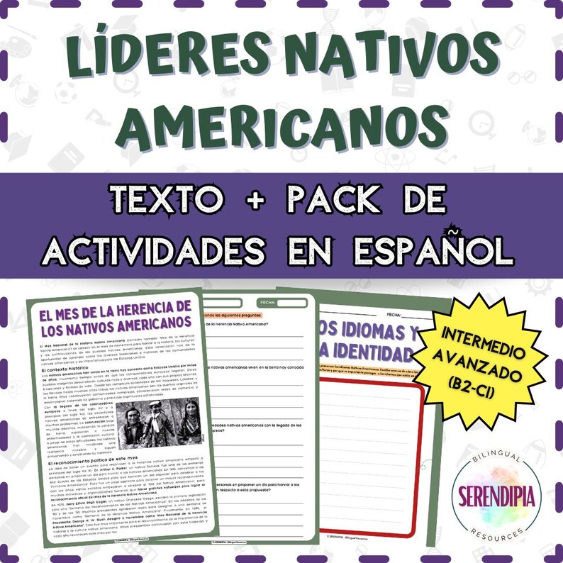 Mes Herencia Nativa Americana + Líderes | LECTURA & ESCRITURA | Native ...