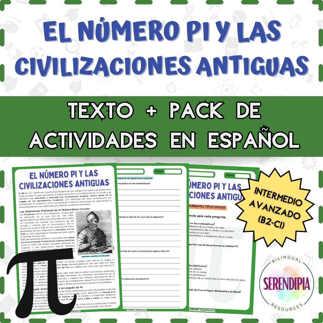 El Número Pi Y Las Civilizaciones Antiguas | ACTIVIDADES LECTURA ...