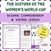 History of the Women's World Cup READING COMPREHENSION | Women in ...