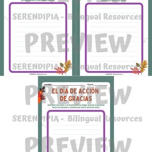 Historia Día De Acción De Gracias | Actividades LECTURA & ESCRITURA ...