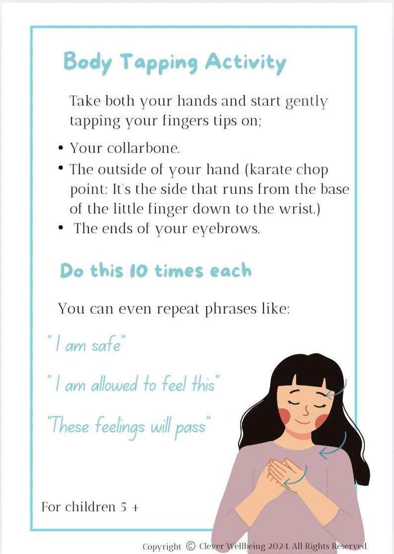 Wellbeing for Kids. Digital Download Activities. Mental Health ...