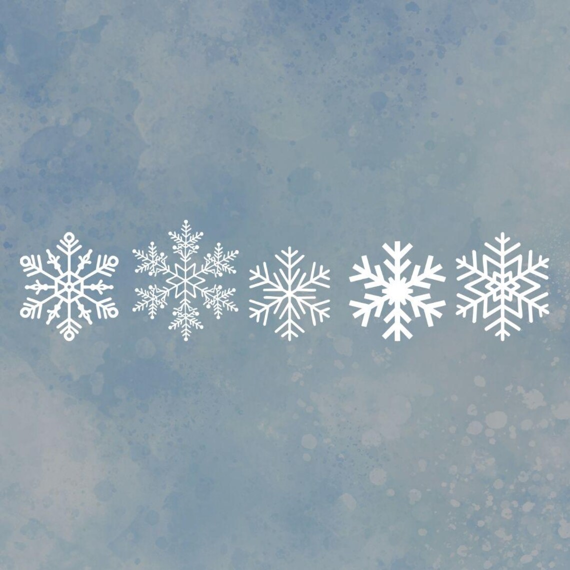 Snowflakes SVG Bundle, Aesthetic Snowflakes, Snowflake Cricut ...
