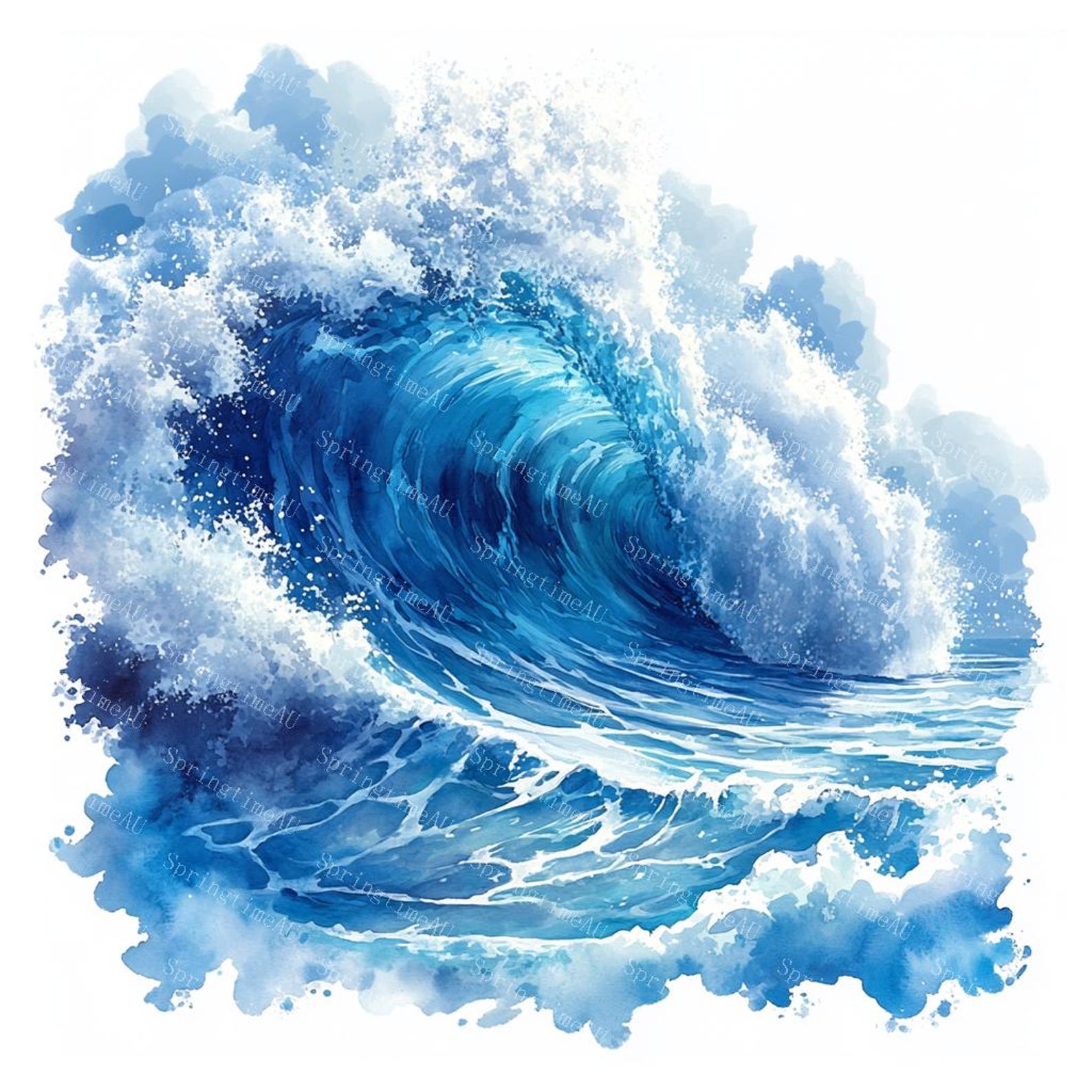 26 Ocean Wave Clipart, Ocean Clipart, Seascape Clipart, Waves ...
