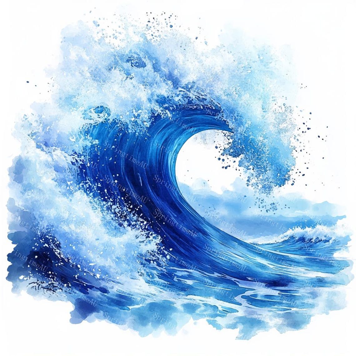 26 Ocean Wave Clipart, Ocean Clipart, Seascape Clipart, Waves ...
