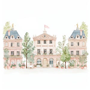 20 Cute Paris Clipart, Parisian Tourism, Paris Travel Art, France ...