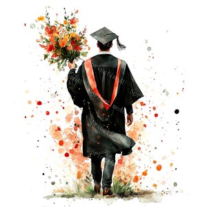 20 Graduation Boy Clipart, School Color College, Student Grad Designs ...