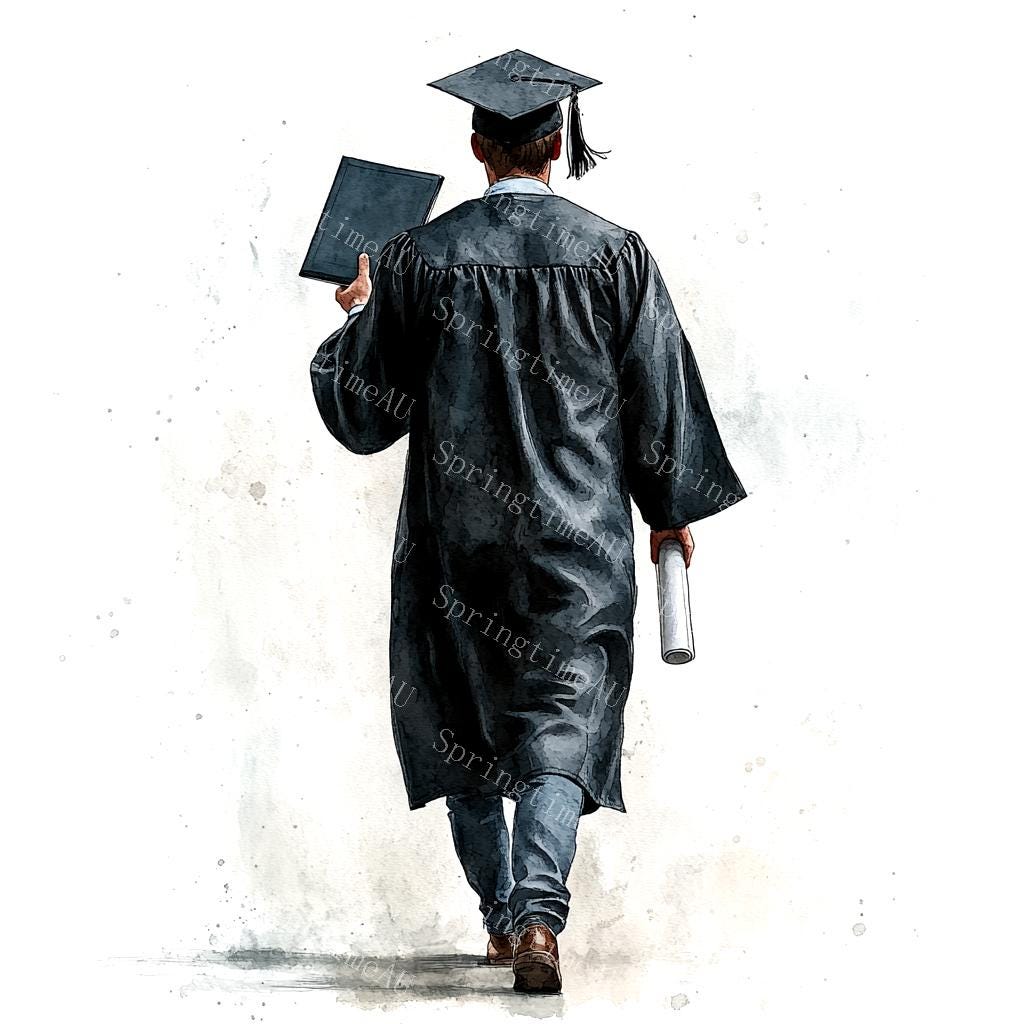 20 Graduation Boy Clipart, School Color College, Student Grad Designs ...