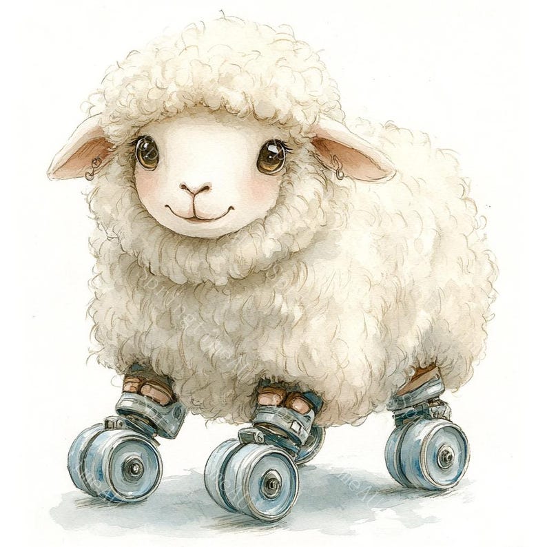 12 Funny Sheep Clipart, Cute Sheep, Sheep Nursery, Funny Farm Animals ...