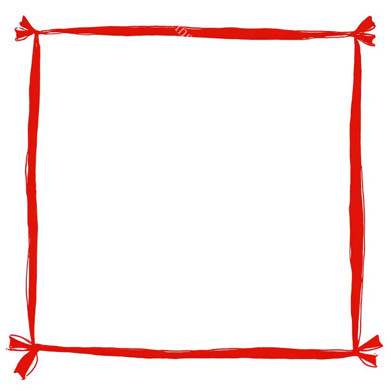 20 Red Bow Frame Clipart, Vintage Red, Hand Drawn Frames, Frames ...