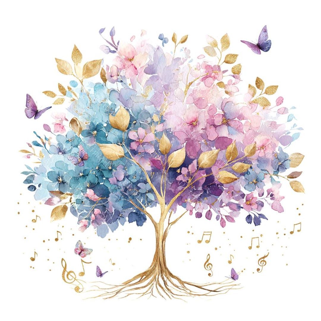 16 Butterfly Tree of Life Clipart, Pretty Butterflies, Printable ...