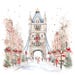 20 Christmas in London Clipart, Winter London, Cute London Travel ...