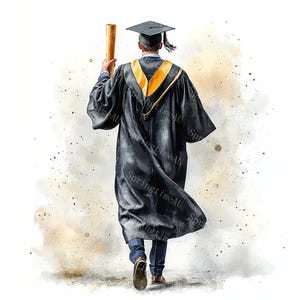 20 Graduation Boy Clipart, School Color College, Student Grad Designs ...