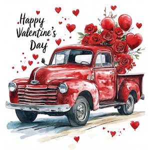 16 Happy Valentine's Day Car Clipart, Red Cars, Valentine's Loads of ...