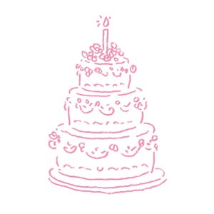 24 Hand Drawn Cake Clipart, Birthday Cake, Wedding Invitation, Tea ...