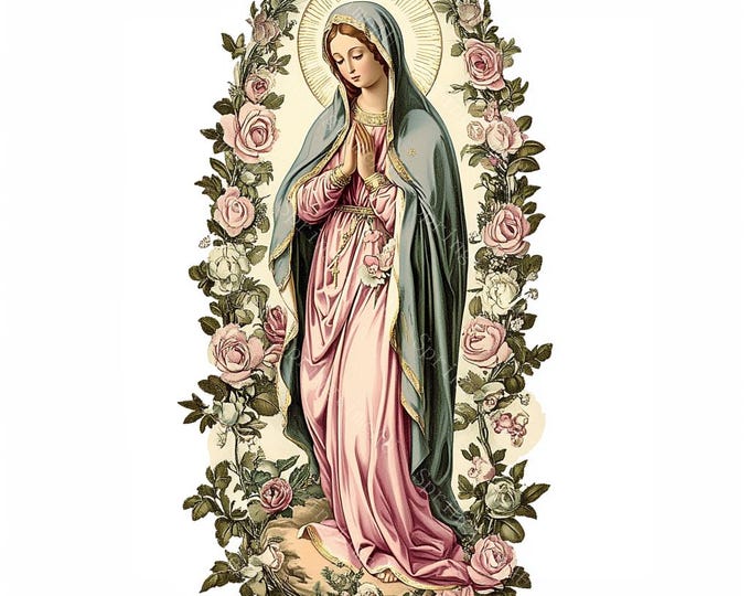 Virgin Mary Clipart,bundle 15 High Quality Png,our Lady Guadalupe ...