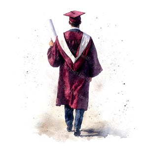 20 Graduation Boy Clipart, School Color College, Student Grad Designs ...