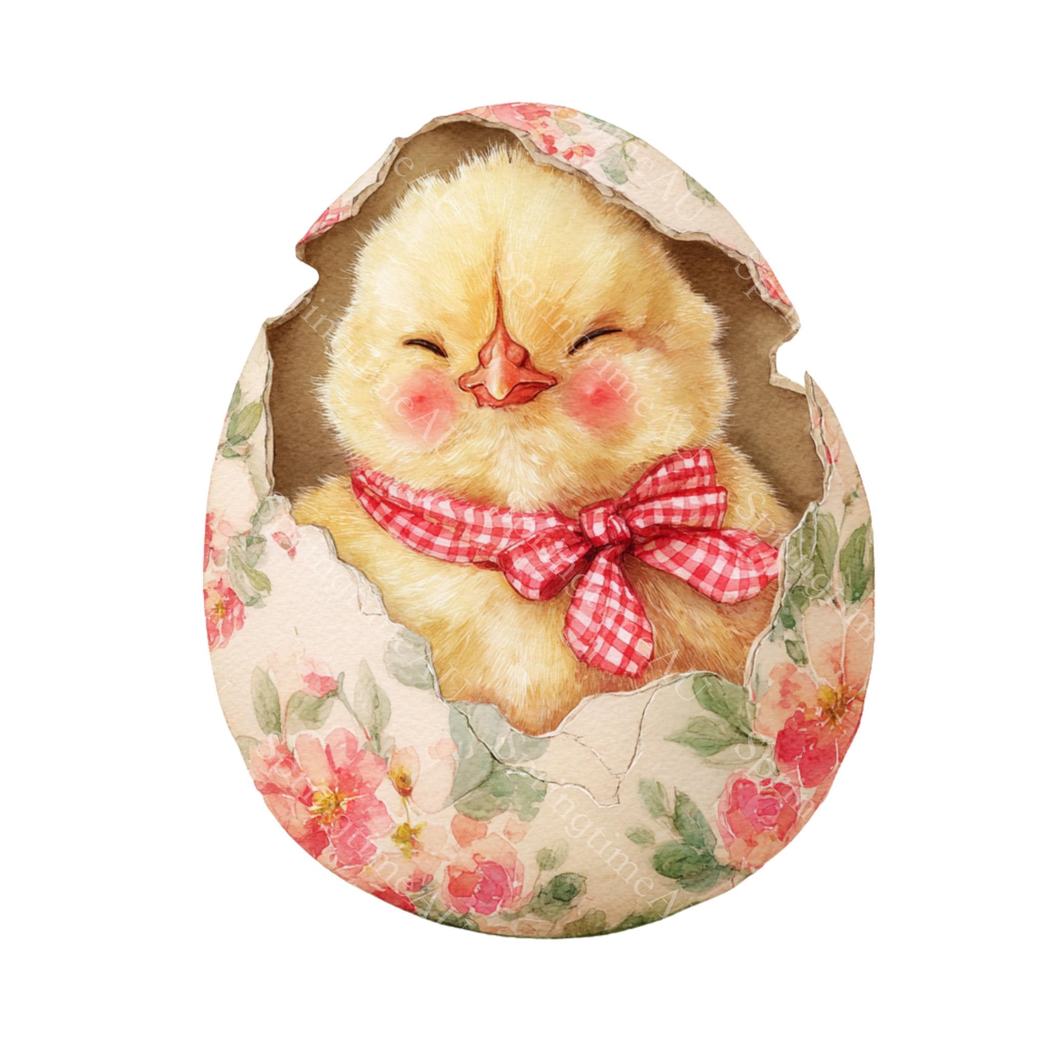20 Easter Chick Hatching Clipart, Baby Chicks Eggs Clipart, Spring ...