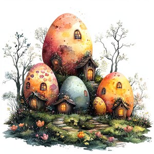 18 Easter Bunny Clipart, Cute Rabbit, Easter Eggs, Spring Clipart ...