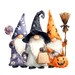 20 Halloween Gnomes Clipart, Autumn Gnomes, Cute Halloween, Fall Gnomes ...