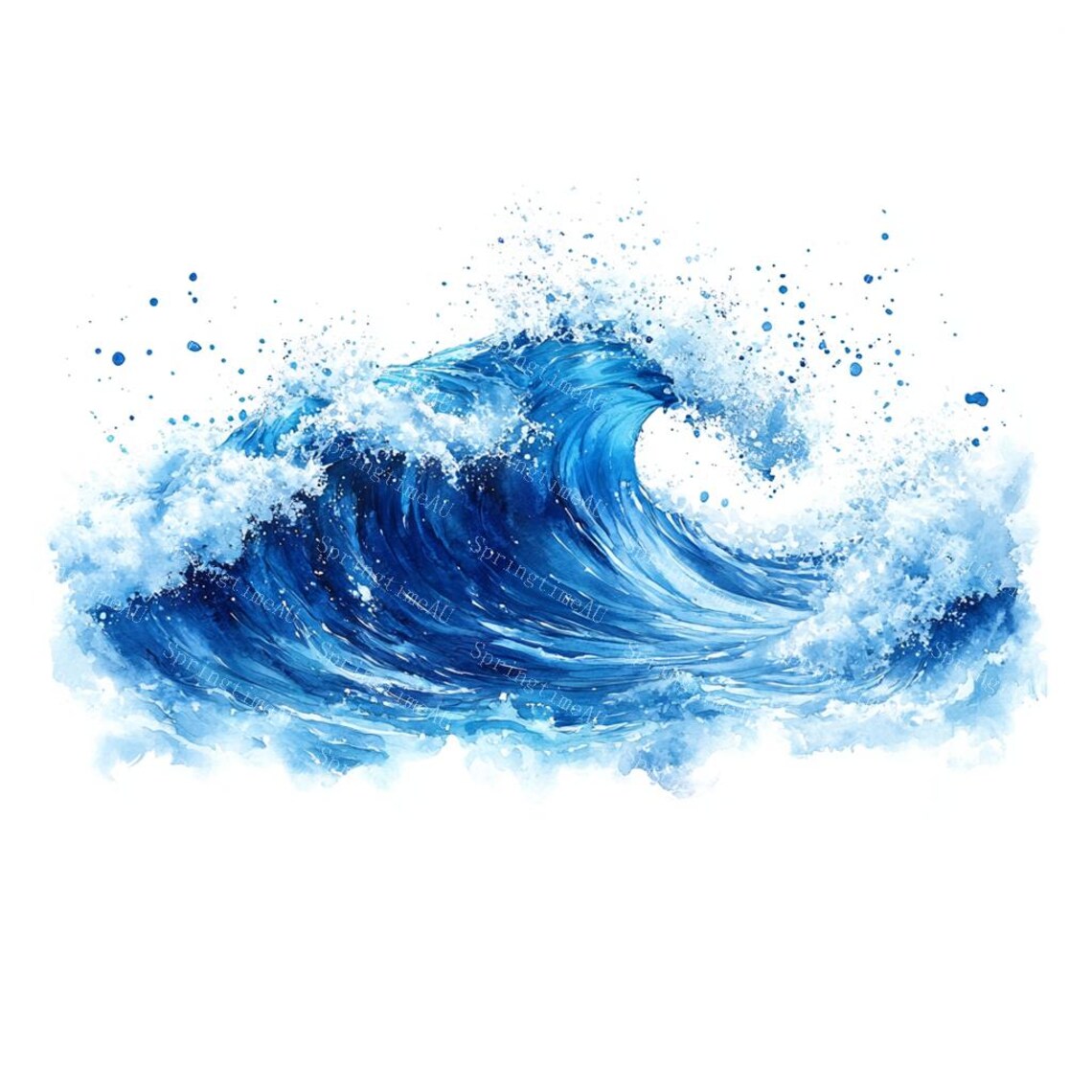 26 Ocean Wave Clipart, Ocean Clipart, Seascape Clipart, Waves ...